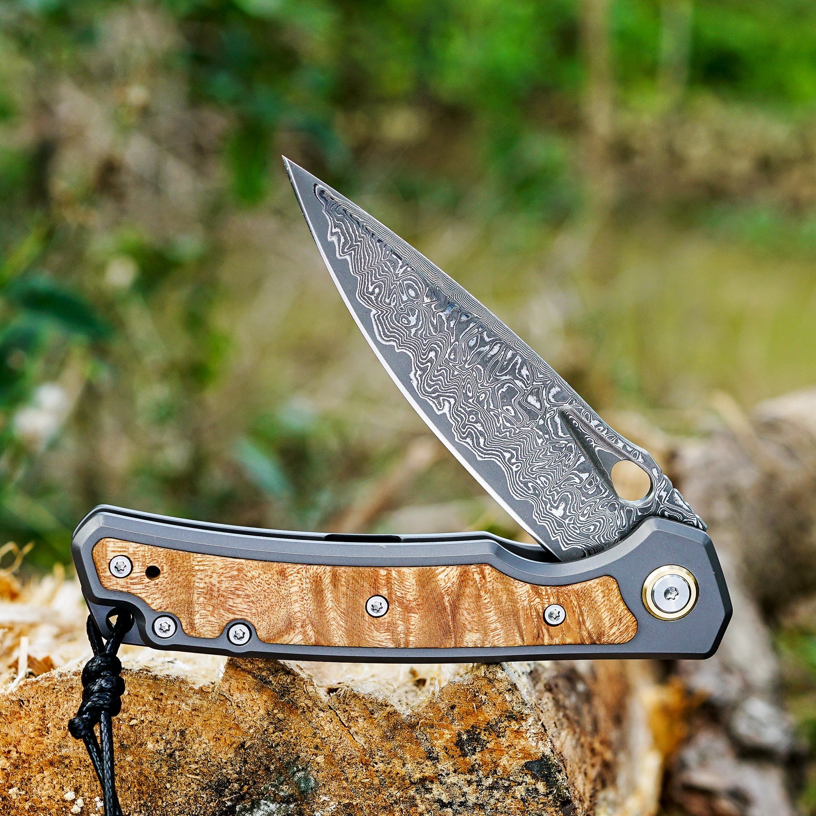 Damascus Steel – foresail knife